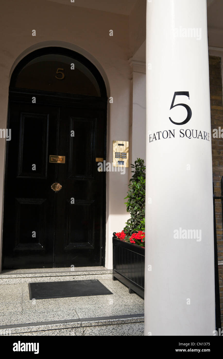 5 Eaton Square, Belgravia, London, UK Stock Photo - Alamy