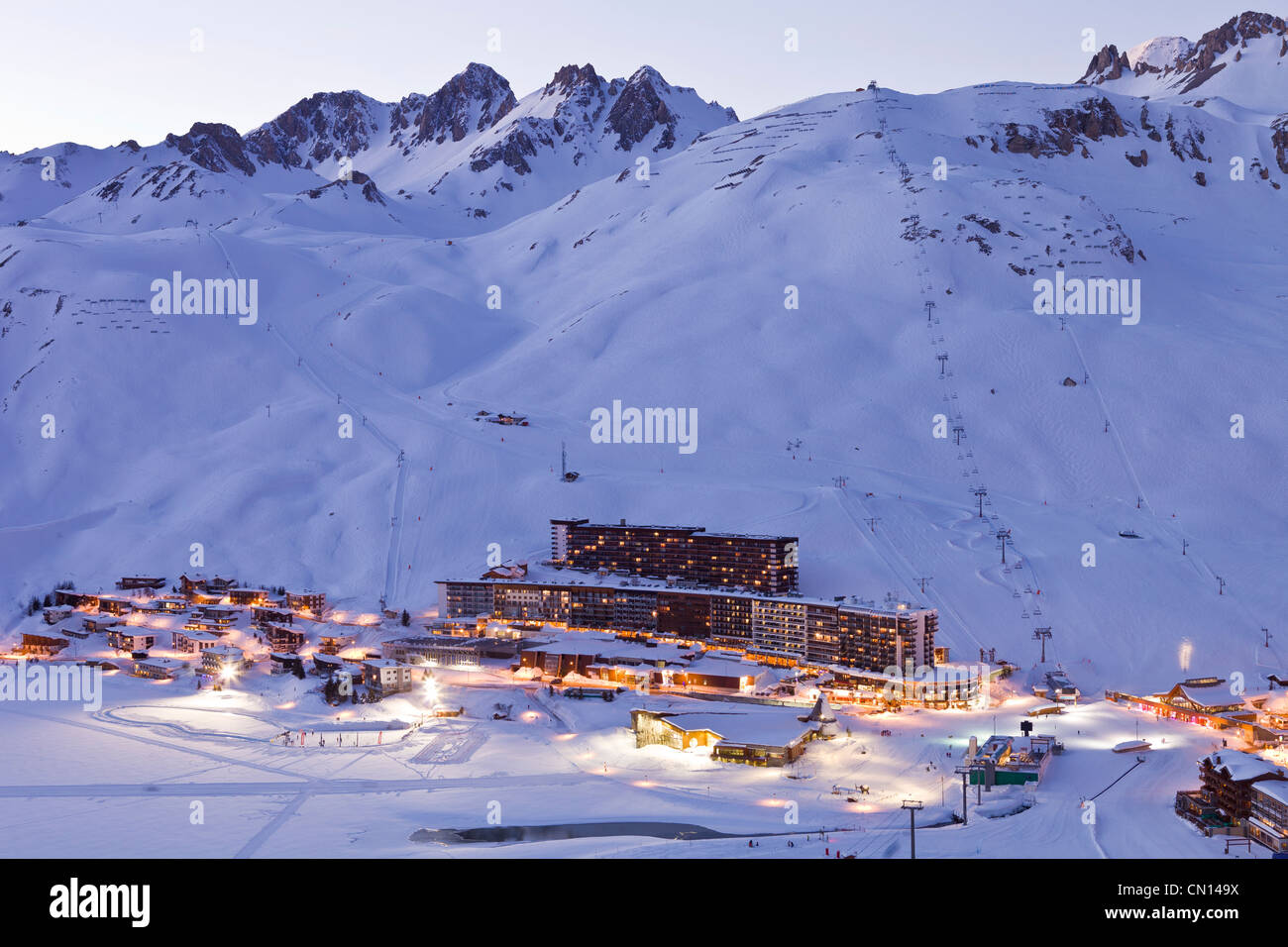 Tignes le lac hi-res stock photography and images - Alamy