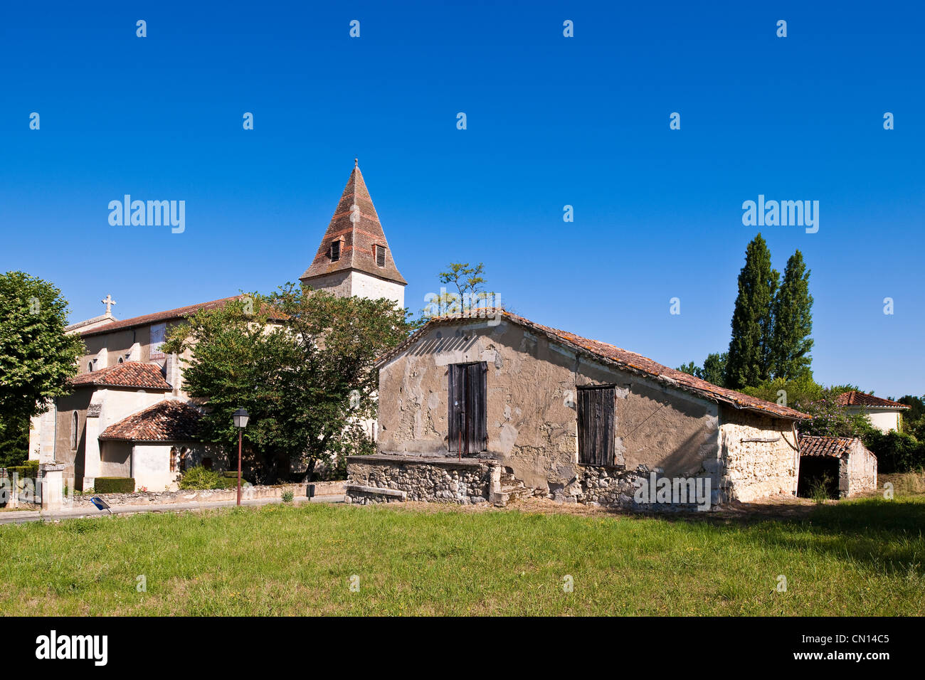 France, Gers, Auzoue Valley, Fources, labeled Les Plus Beaux Villages ...
