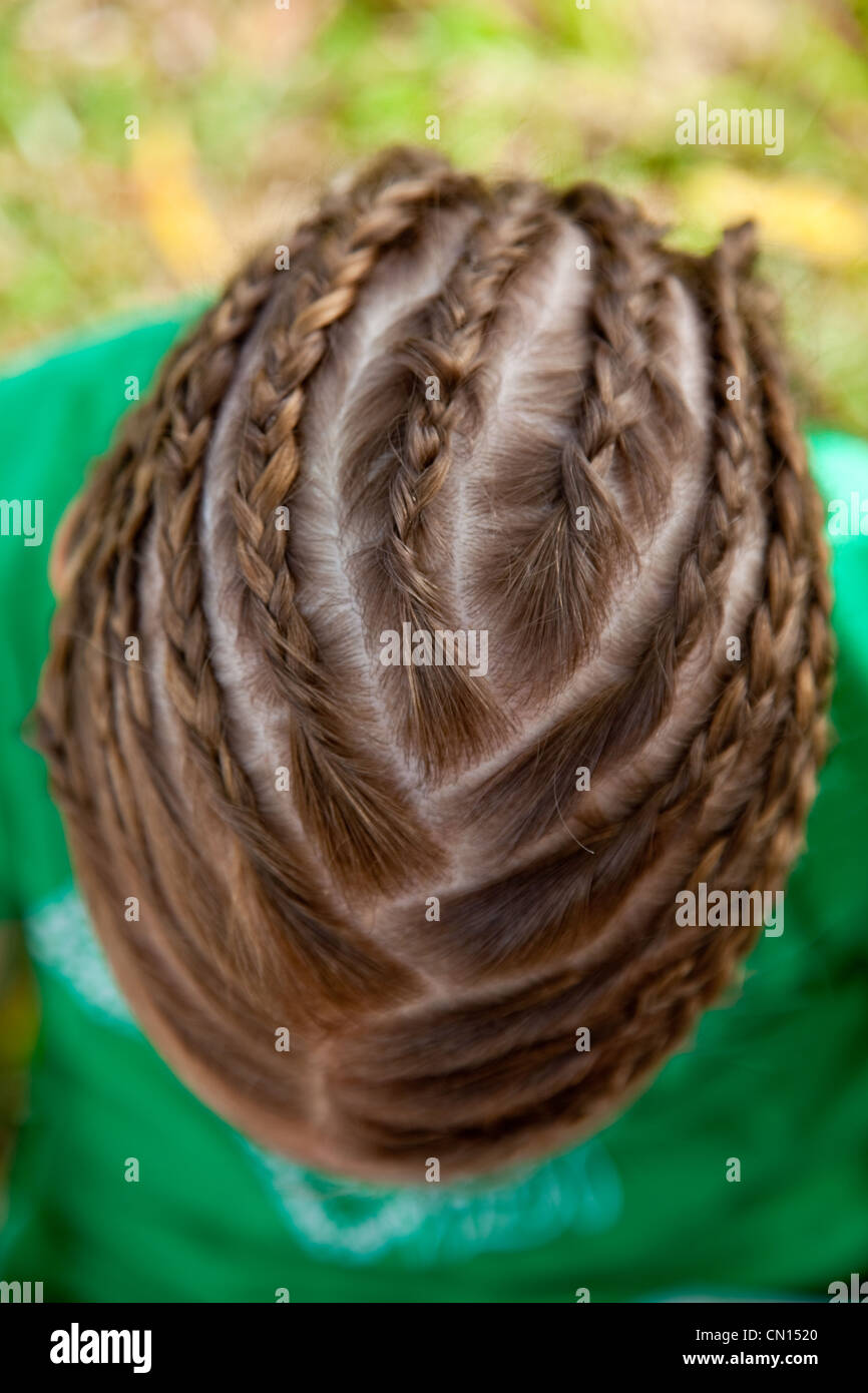 Platted hair. Lifou one of the Loyalty Islands New Caledonia Pacific ...