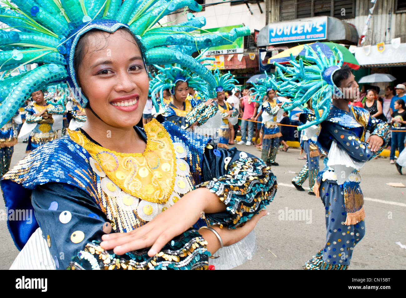 sinulog parade, sinulog festival, cebu, philippines Stock Photo - Alamy