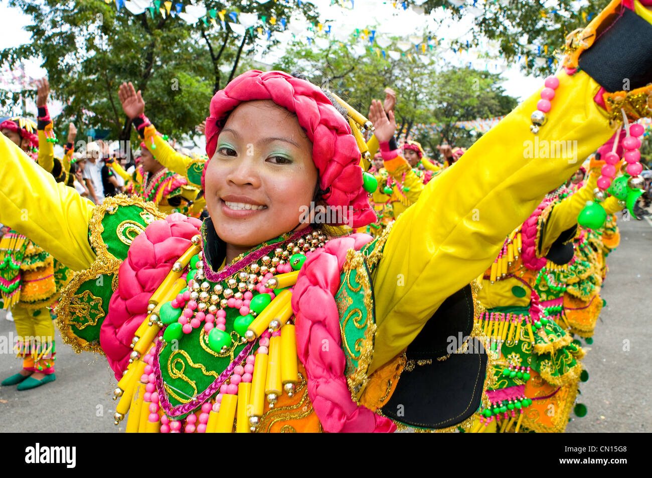 sinulog parade, sinulog festival, cebu, philippines Stock Photo - Alamy