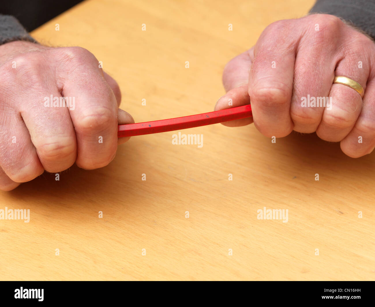 Snapping pencil hi-res stock photography and images - Alamy