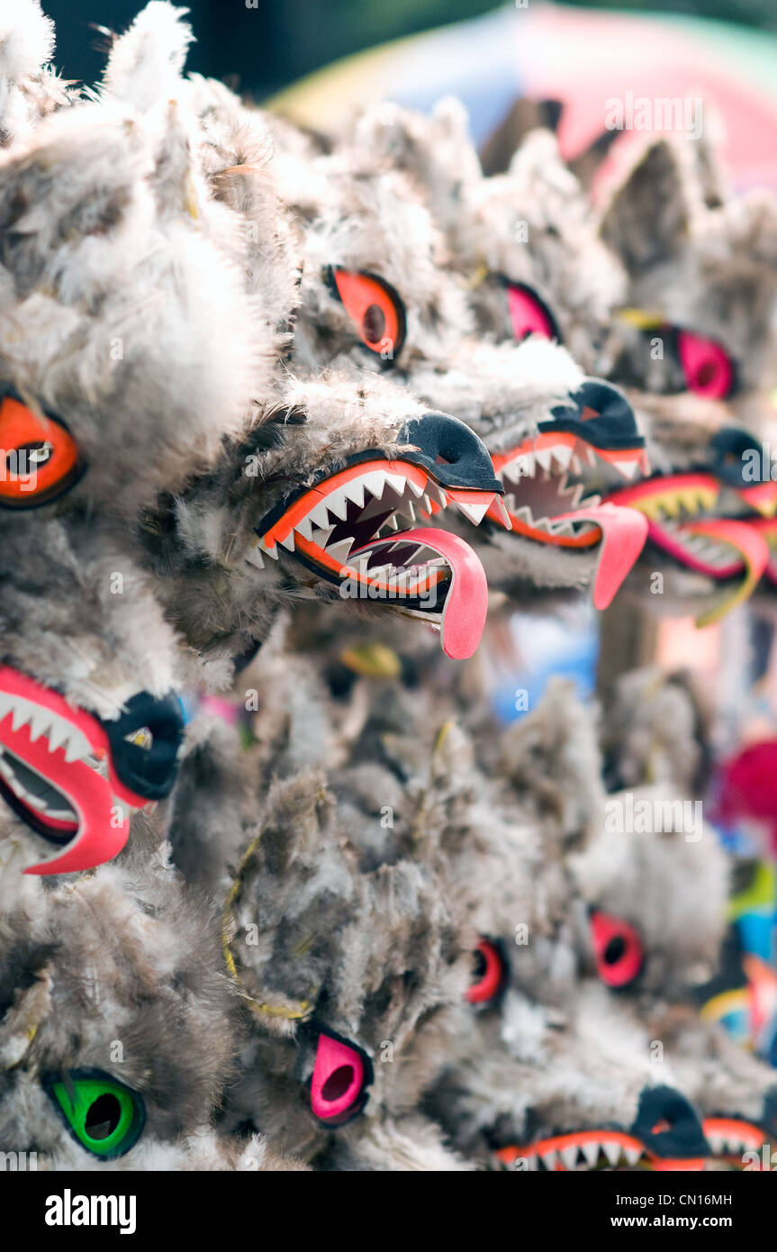 sinulog masks on sale, sinulog festival, cebu, philippines Stock Photo ...