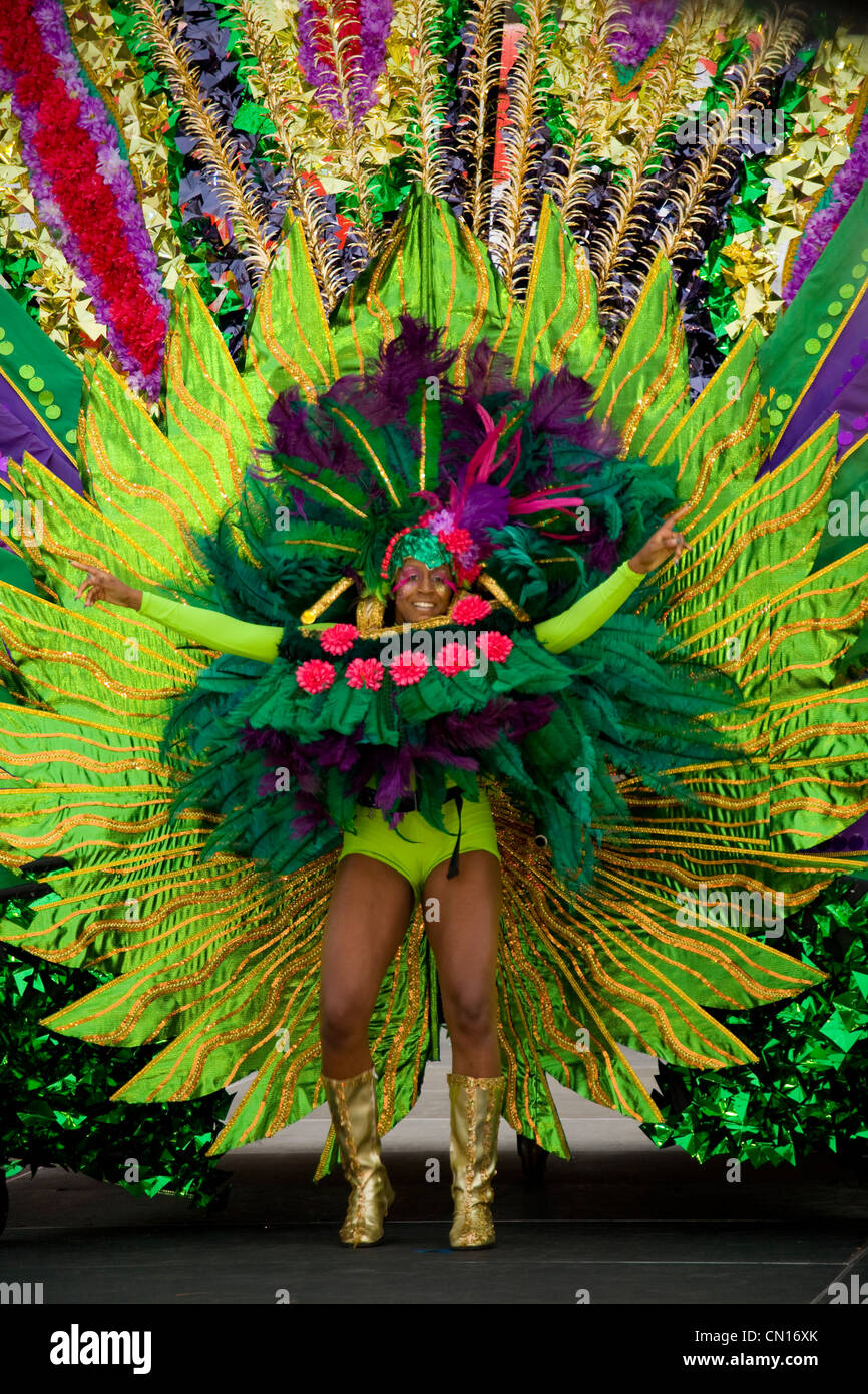 Dancer in the Caribana Festival Parade 2009, Toronto, Ontario Stock ...