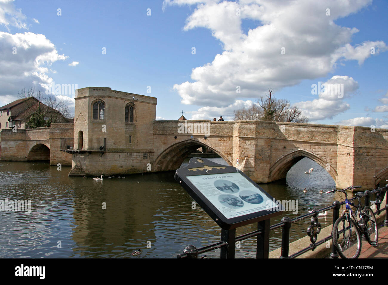 St Ives Cambridgeshire the Great river Ouse Stock Photo - Alamy