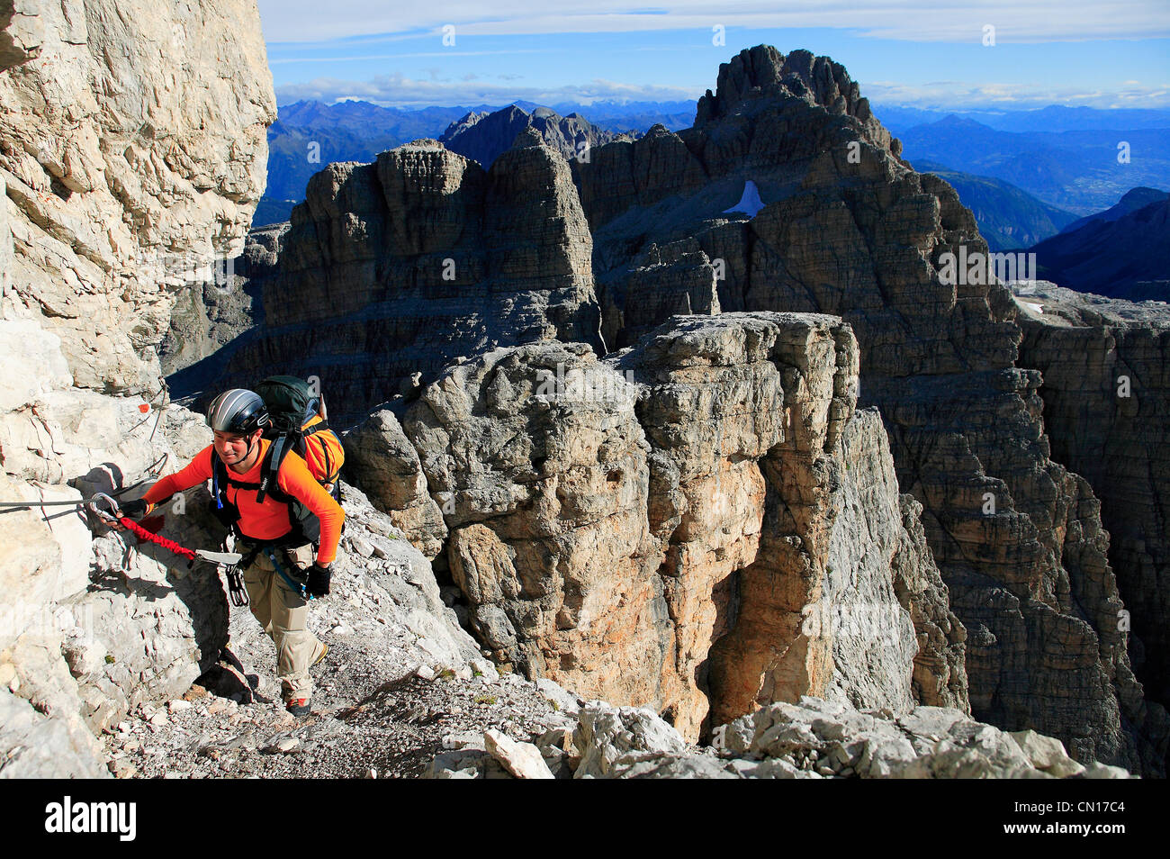 Via ferrata bocchette hi-res stock photography and images - Alamy