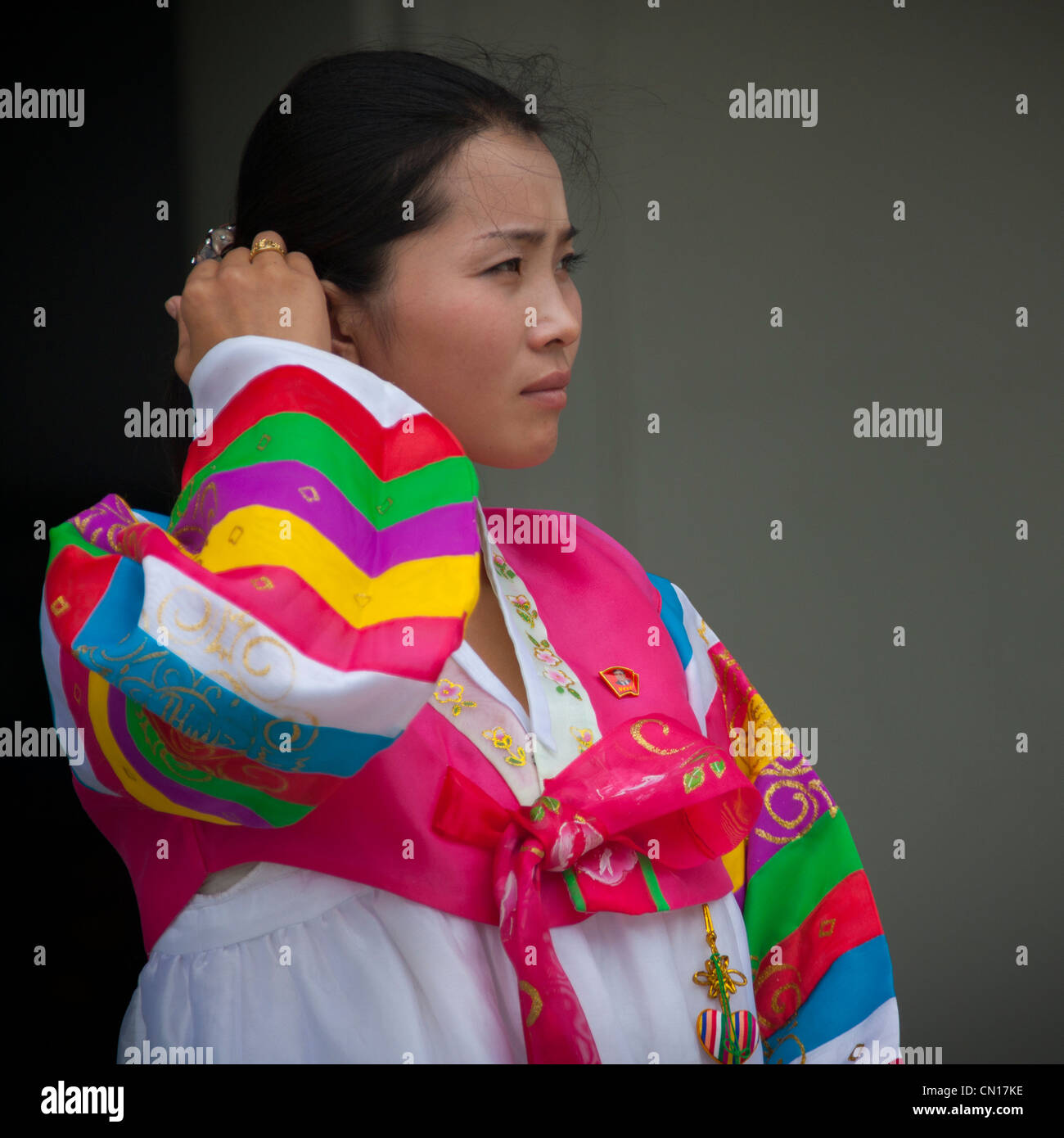 Pretty one person only town kaesong hi-res stock photography and images ...