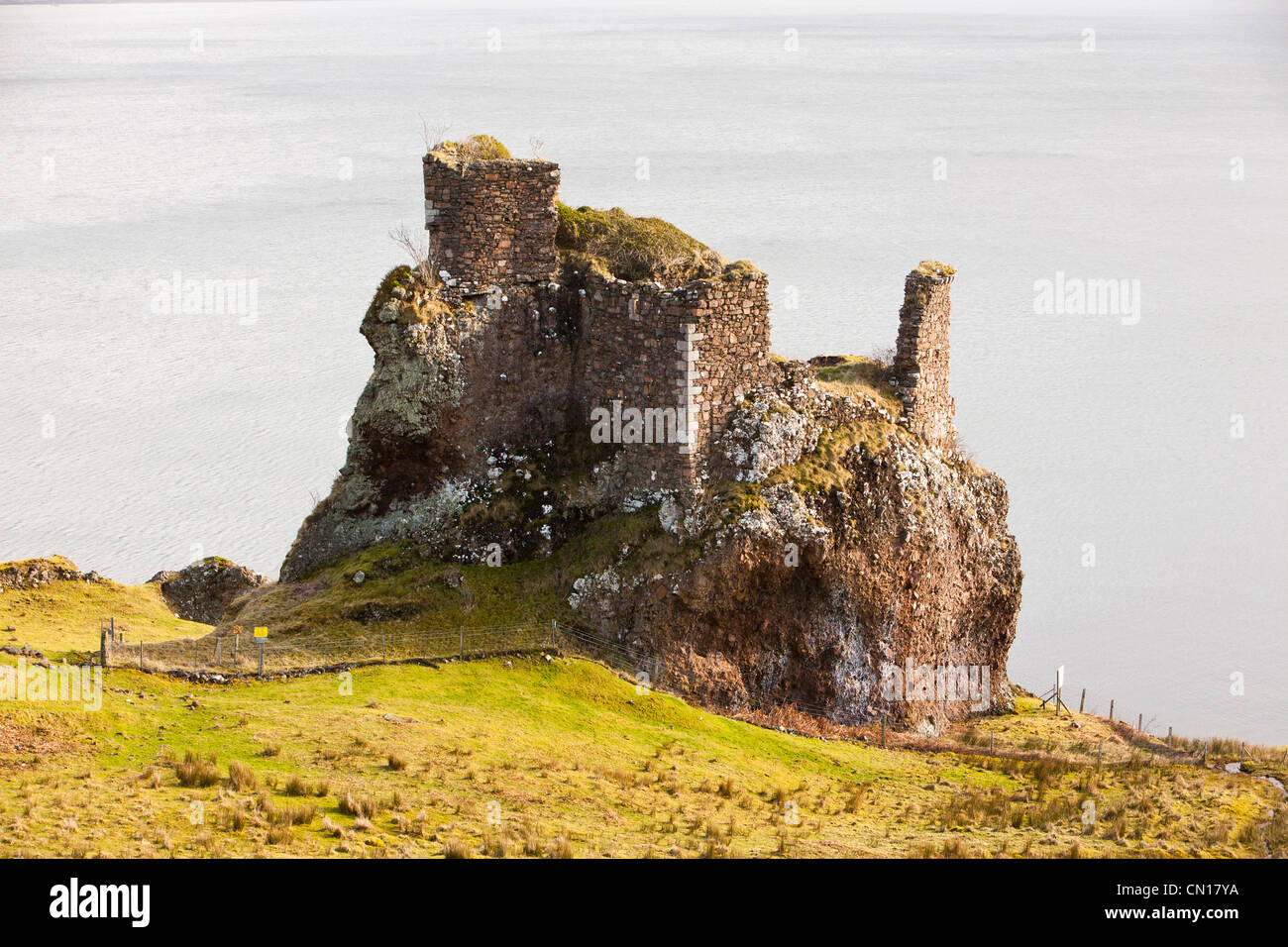 Brochel Castle on the Isle of Raasay, Scotland, UK Stock Photo - Alamy