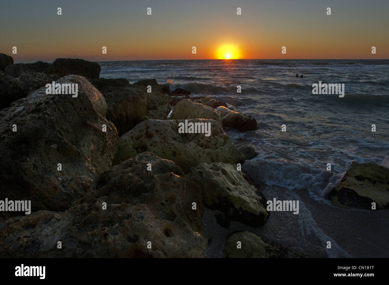 Sunset on Captiva Stock Photo - Alamy