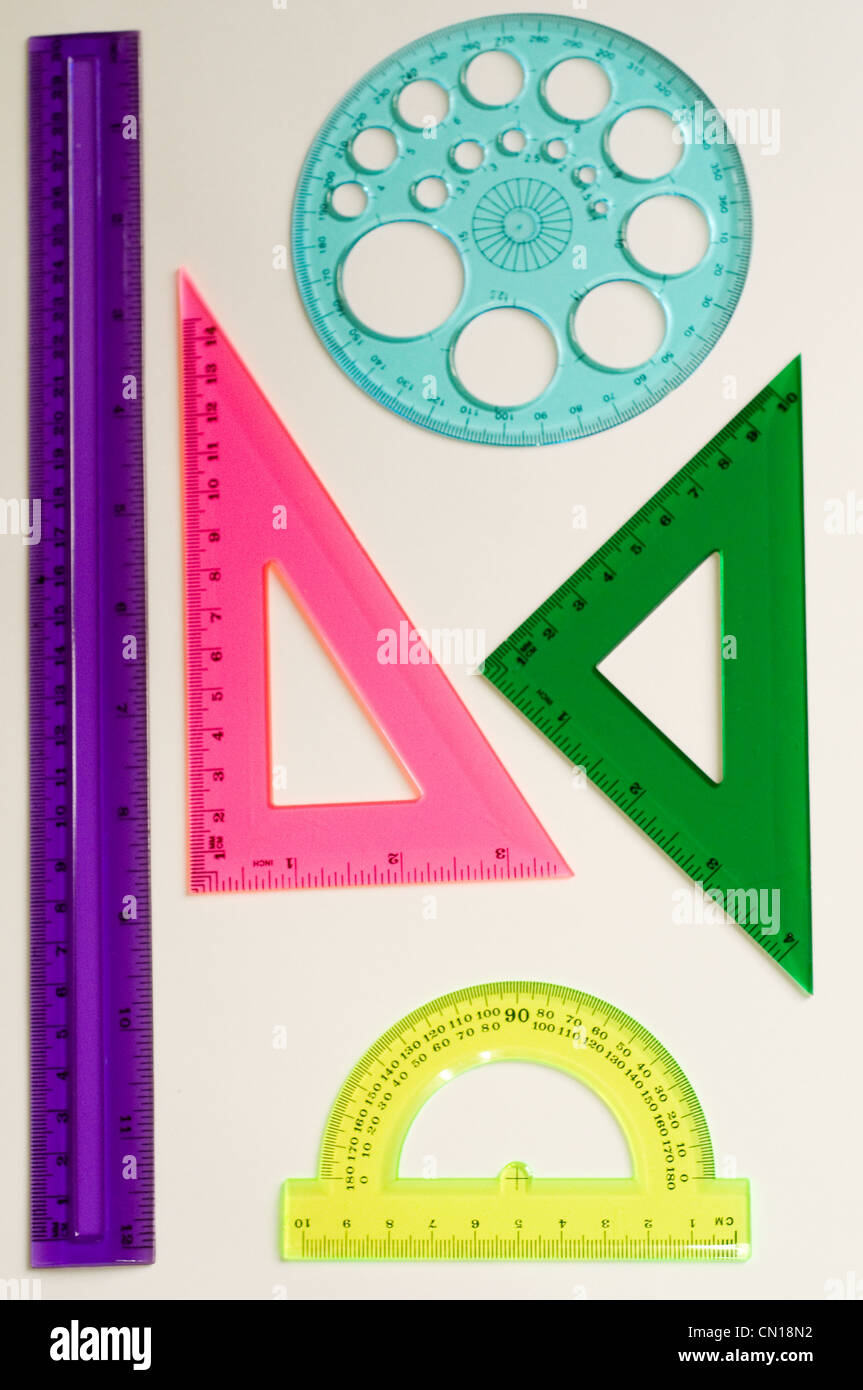 Geometry set school hi-res stock photography and images - Alamy