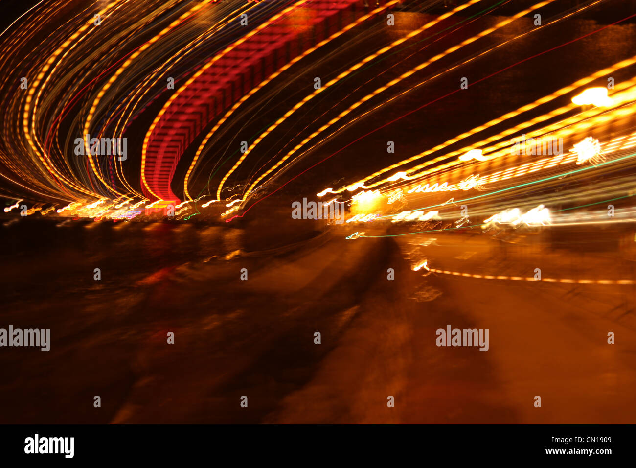 Abstract street lights Stock Photo - Alamy