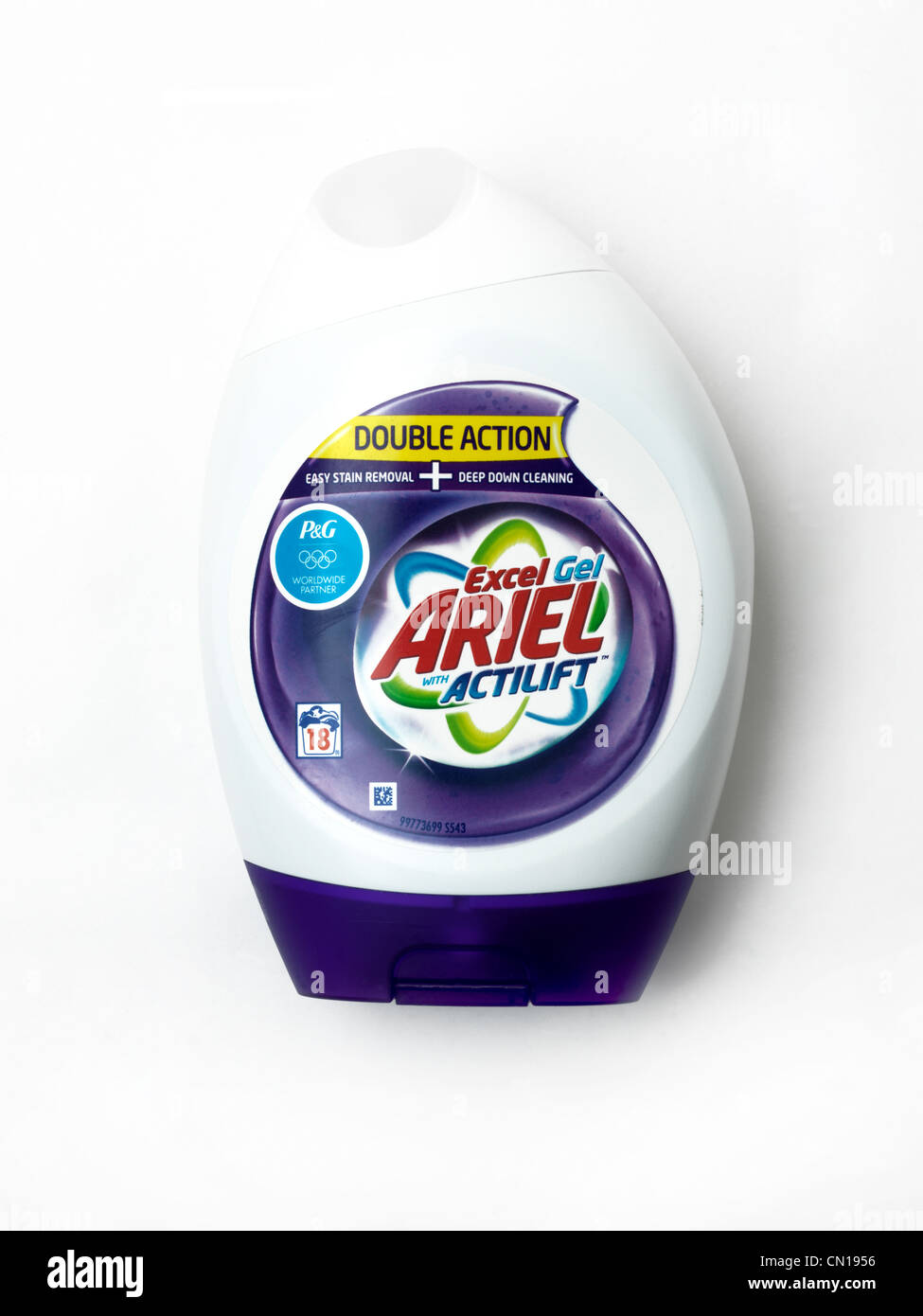 Bottle Of Excel Gel Ariel Actilift Stain Removel Product By Procter And ...