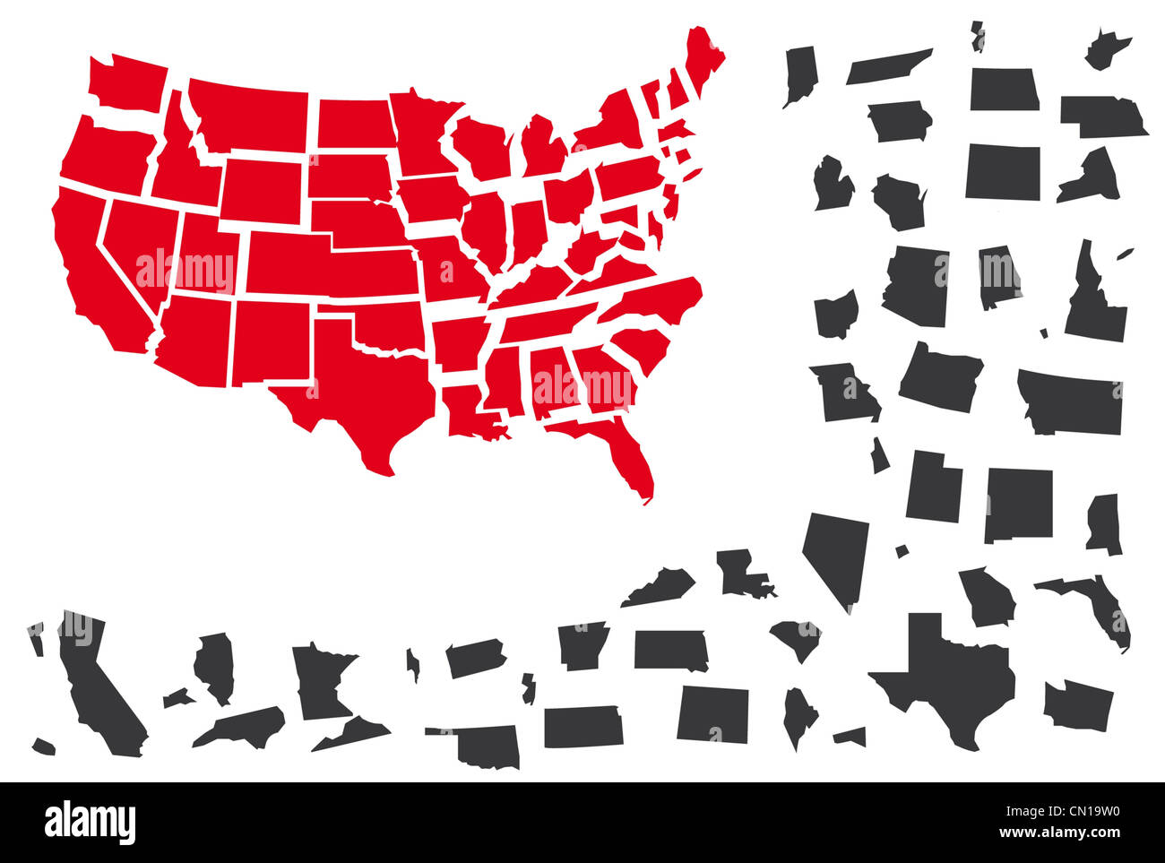 Black white map from Cut Out Stock Images & Pictures - Alamy