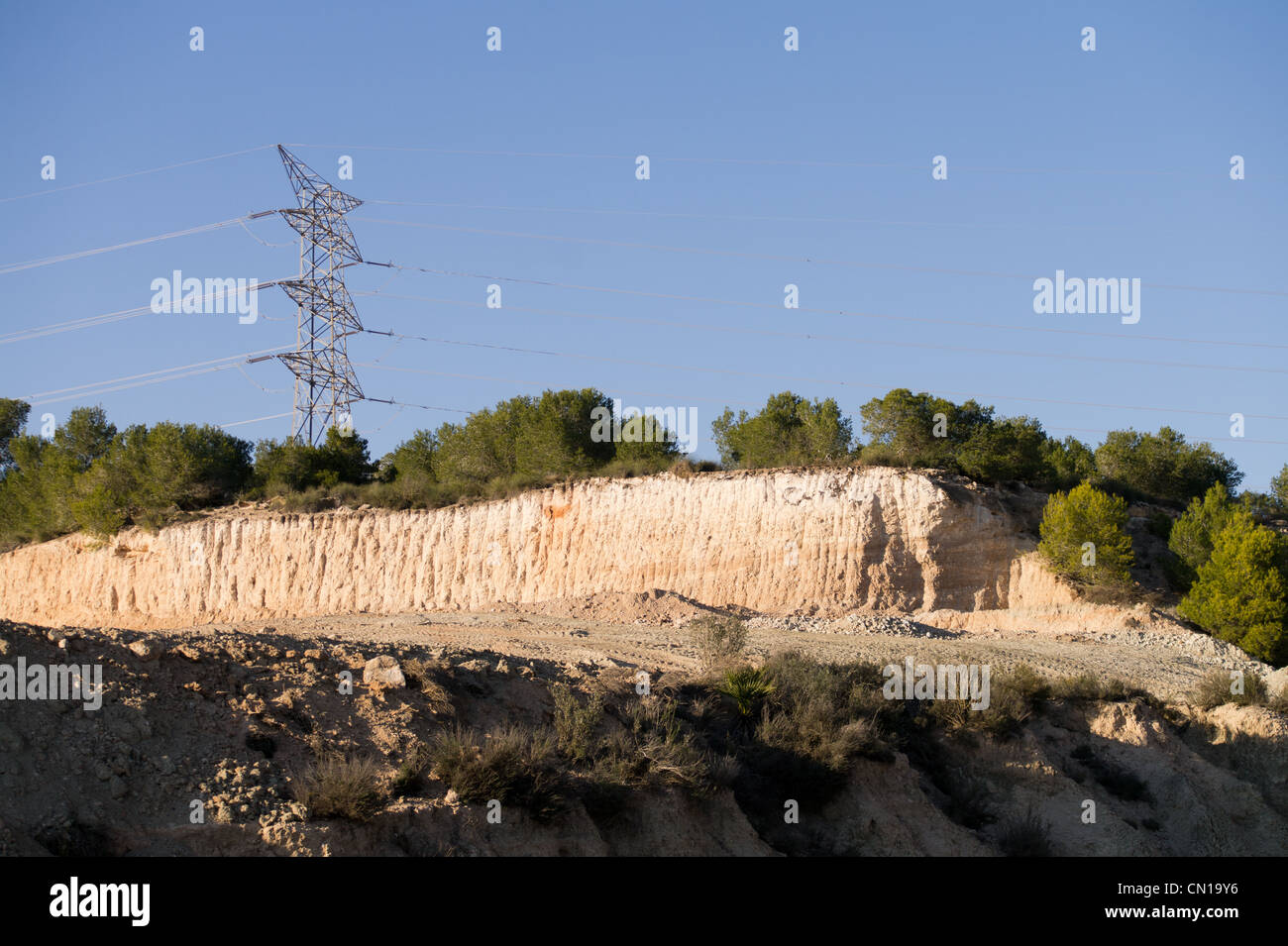 Farming in Spain on the Costa Blanca by the sea Stock Photo - Alamy