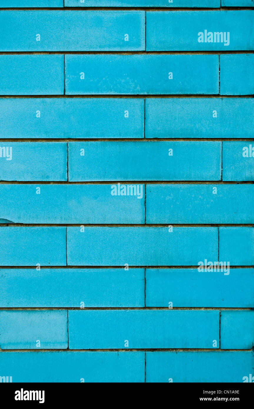Blue brick wall Stock Photo - Alamy