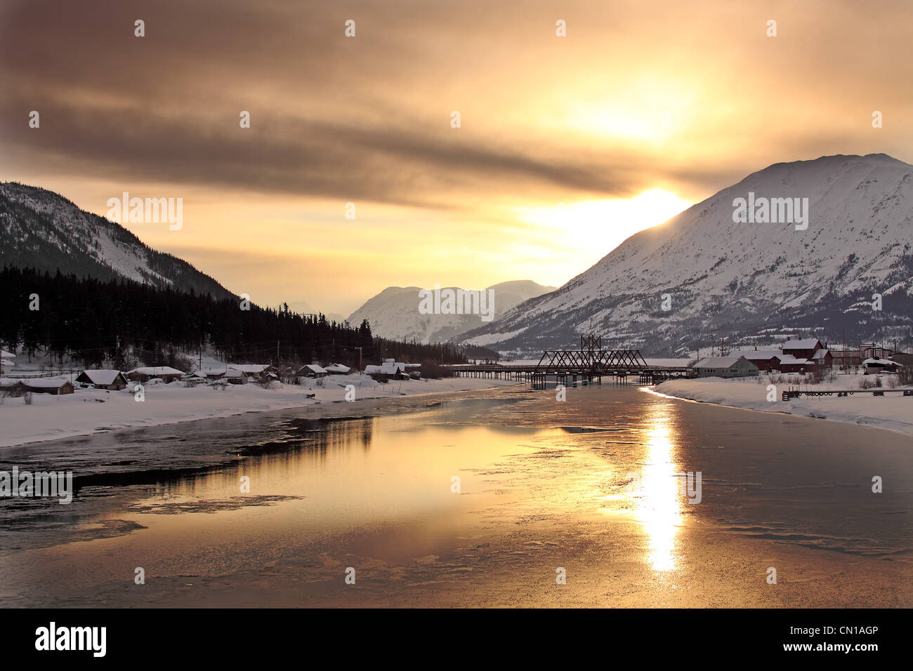 Bennett lake bennett hi-res stock photography and images - Alamy