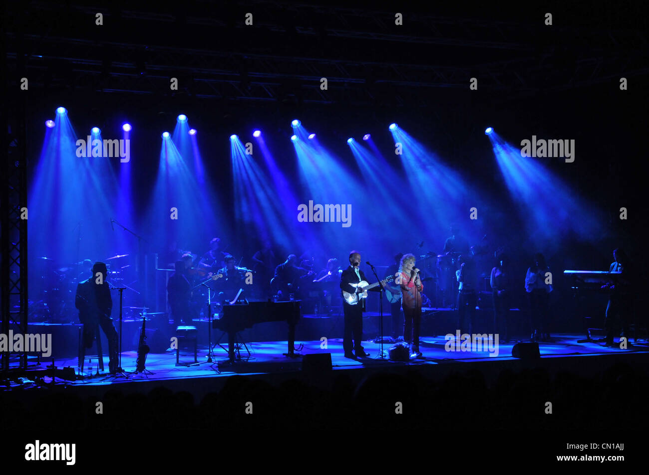 Mati Caspi and Riki Gal performed their new concert called " What is ...