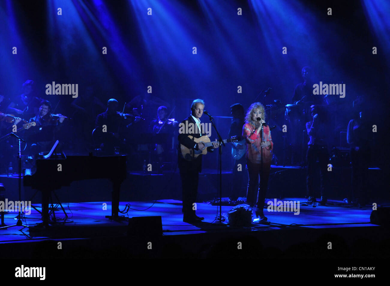 Mati Caspi and Riki Gal performed their new concert called " What is ...