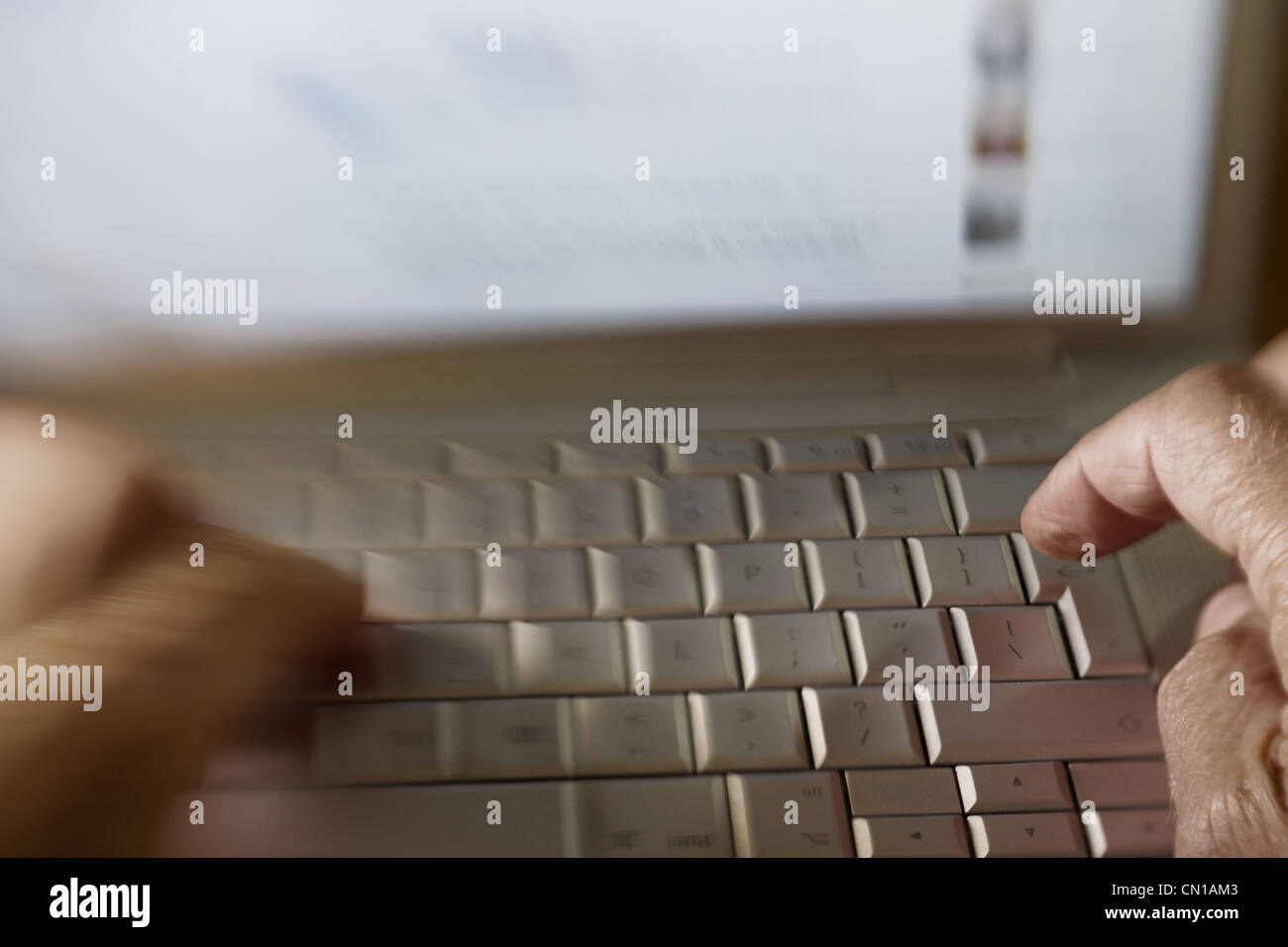 Close up of laptop keyboard Stock Photo - Alamy