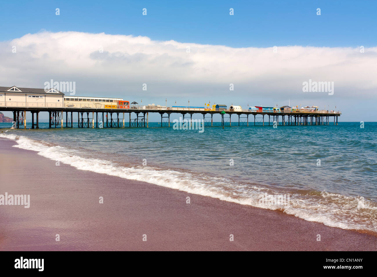 The historic pier at Teignmouth Devon England UK Stock Photo - Alamy