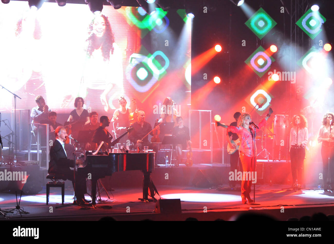 Mati Caspi and Riki Gal performed their new concert called " What is ...
