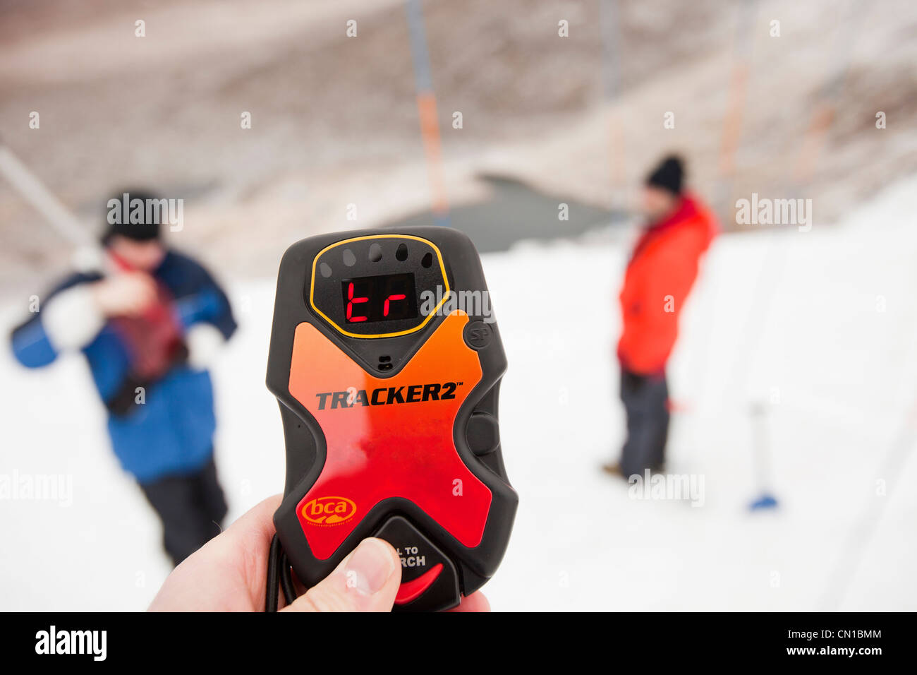 mountaineers practice using avalanche transceivers on Caringorm ...