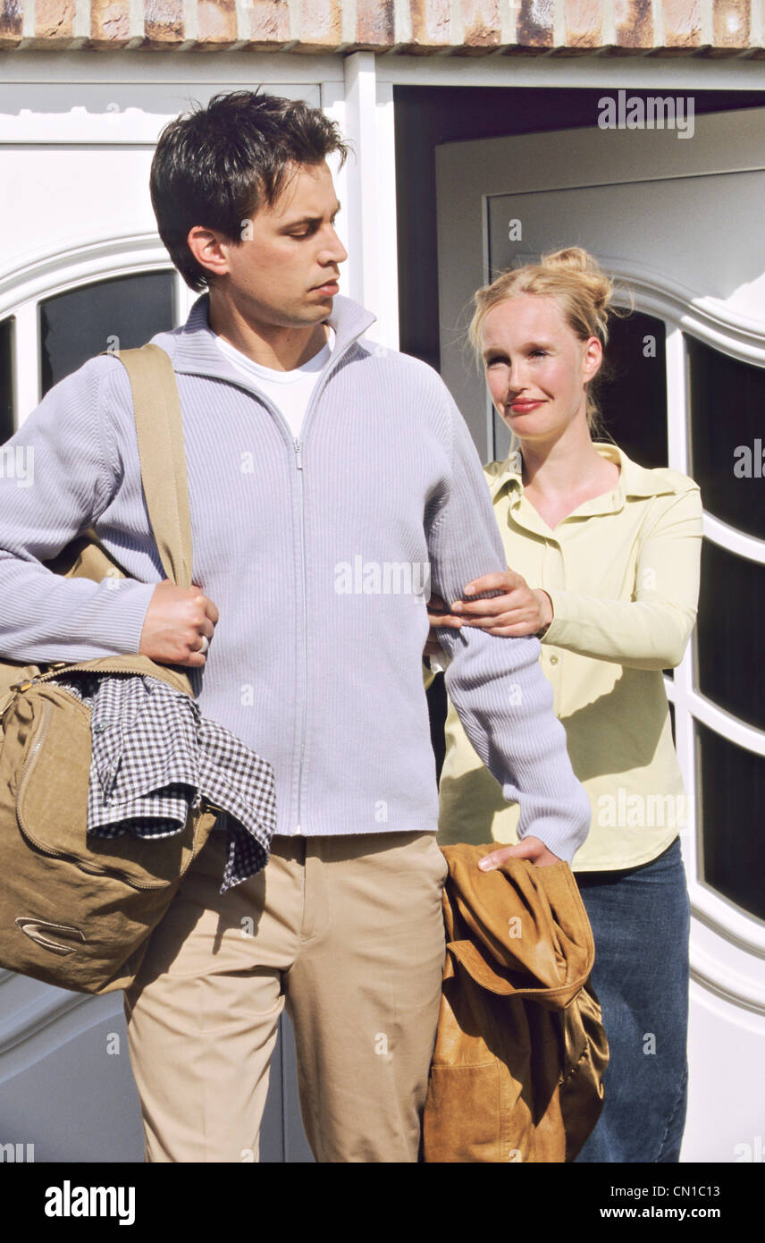 Divorce Couple Door High Resolution Stock Photography and Images - Alamy