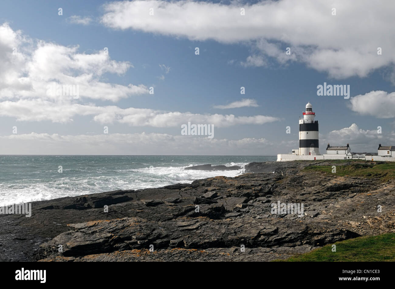 Hook head lighthouse wexford ireland irish sea atlantic ocean hook ...