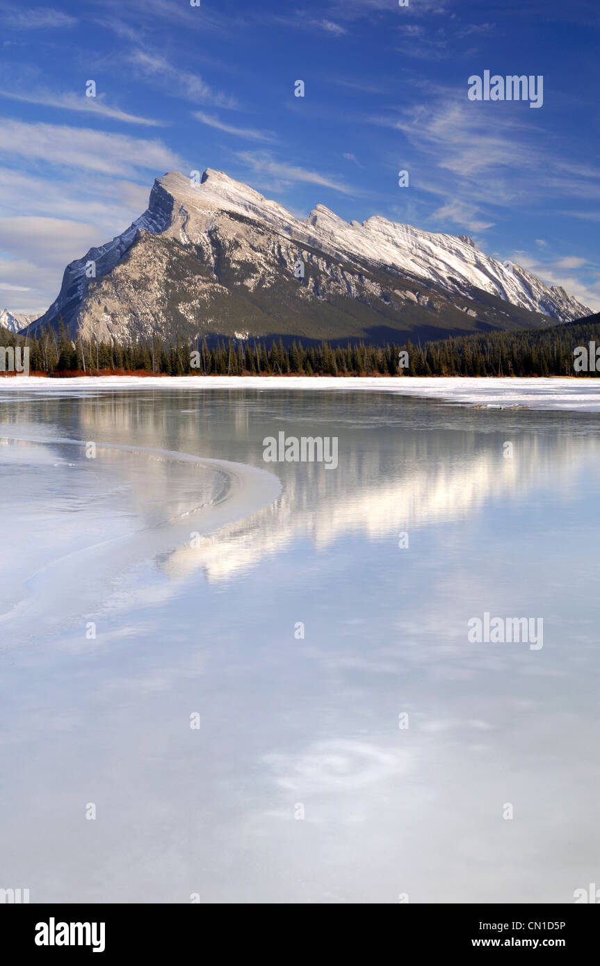 Banff National Park and the Canadian Rocky Mountains, Mount Rundle and ...