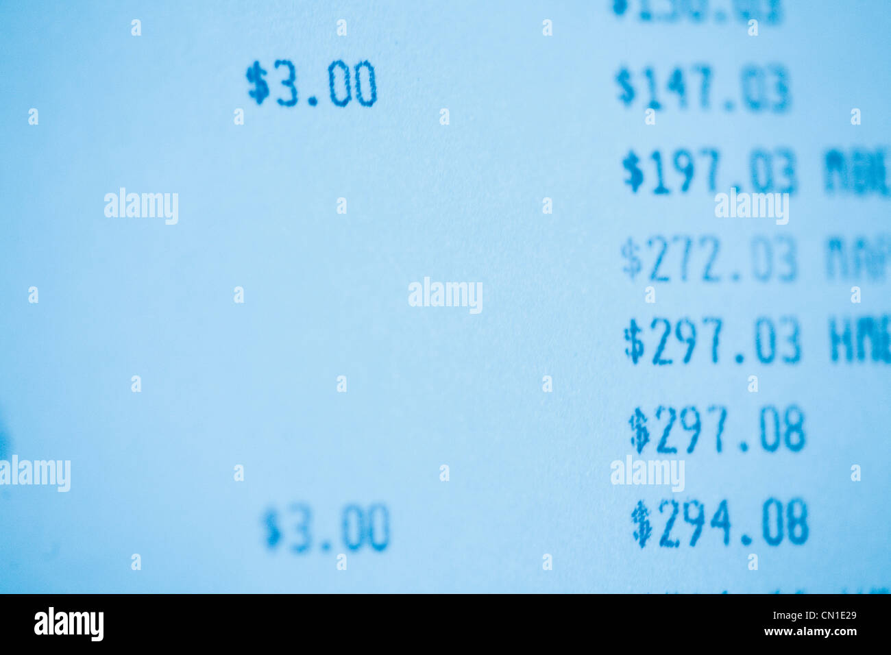 Bank Account Transaction Detail Stock Photo - Alamy