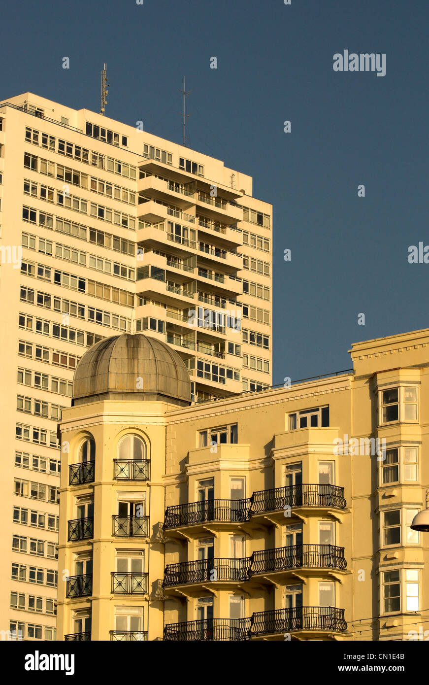 High rise building on Brighton seafront Stock Photo - Alamy