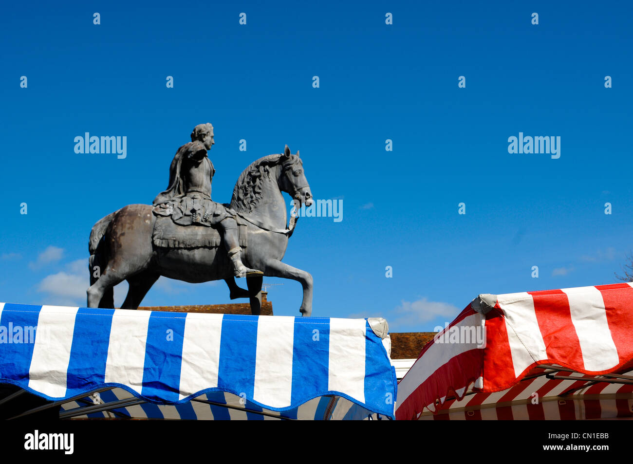 Petersfield market square Stock Photo - Alamy