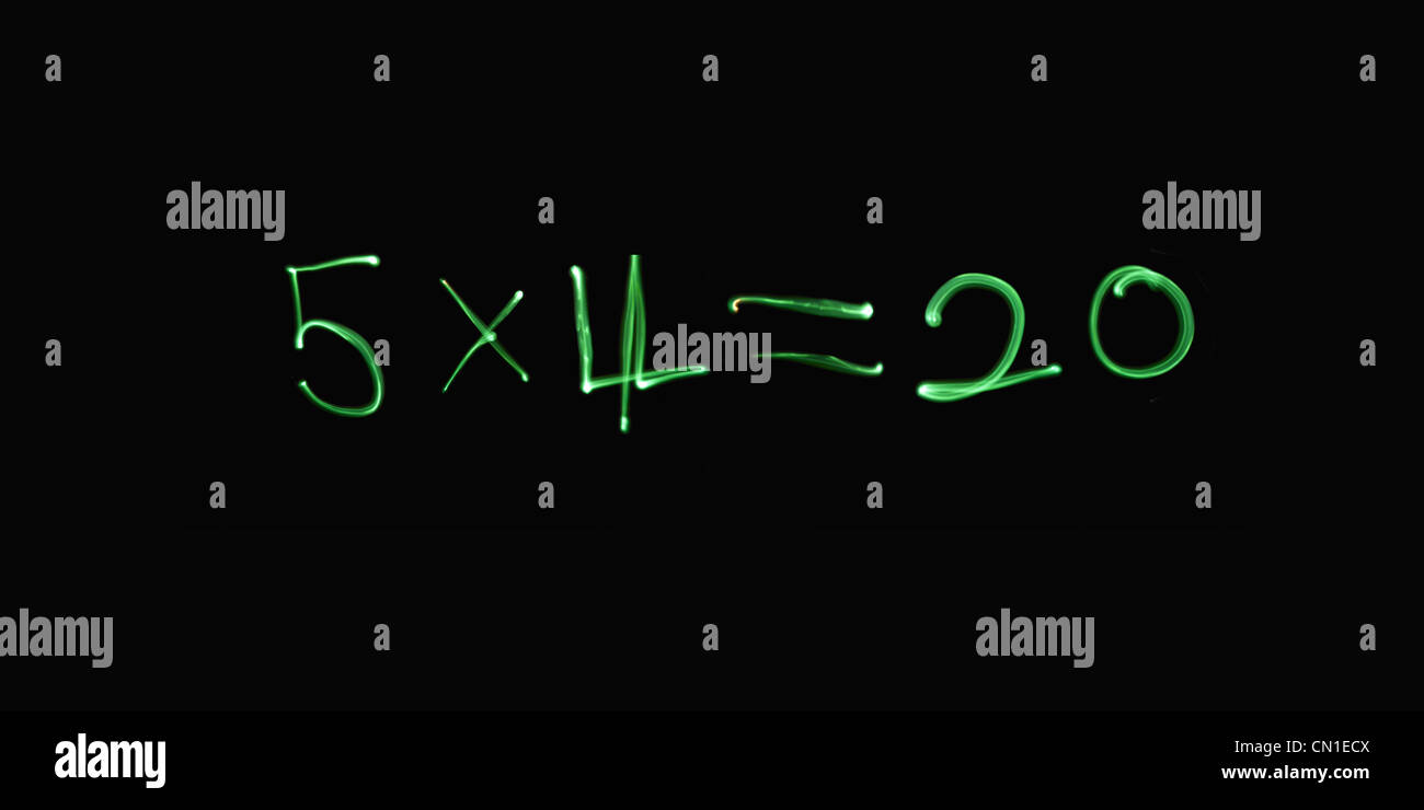 5x4 20 math equation hi-res stock photography and images - Alamy