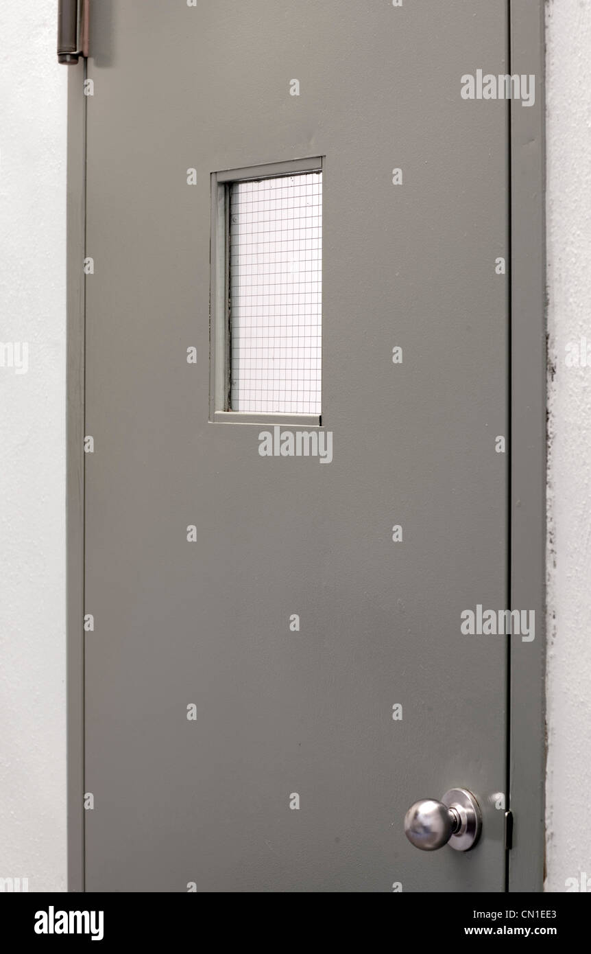 Door with Window Stock Photo - Alamy