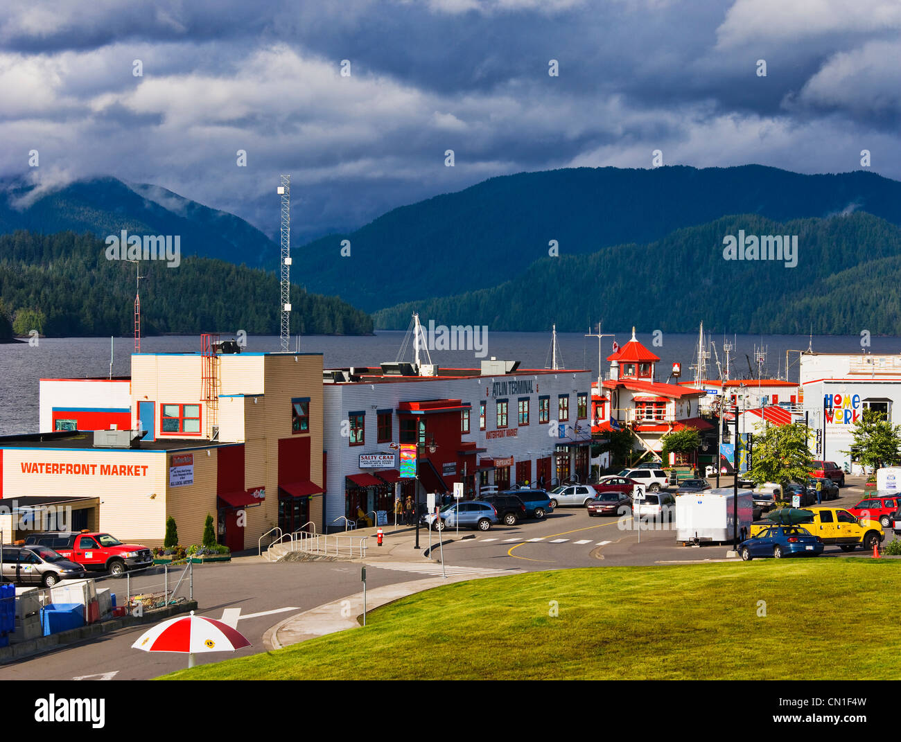 Artist's Choice: View of Cow Bay Road and Cow Bay, Prince Rupert ...