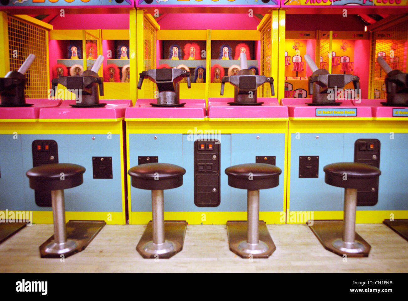 Amusement Park Games Stock Photo - Alamy