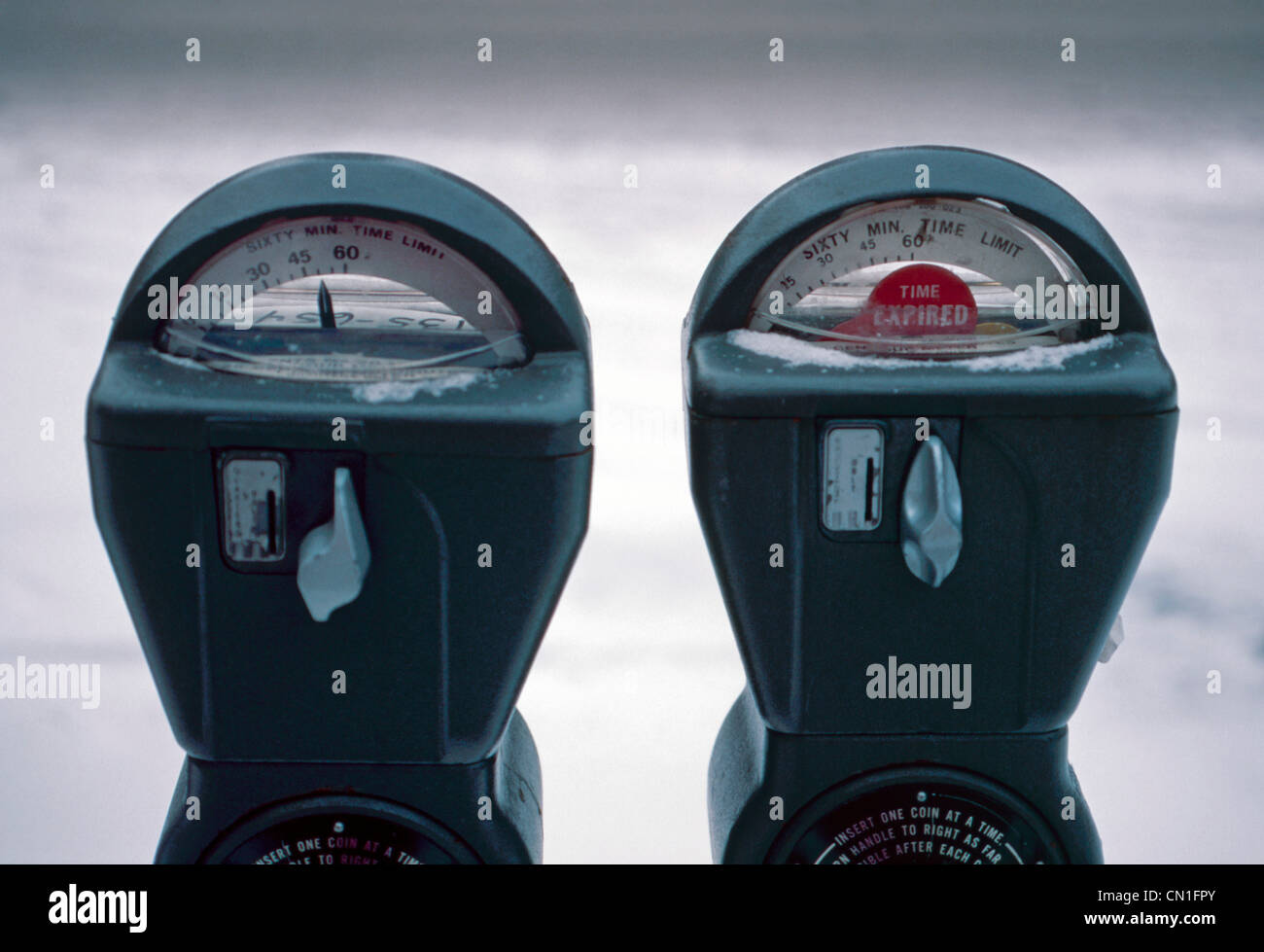Two Parking Meters High Resolution Stock Photography and Images - Alamy