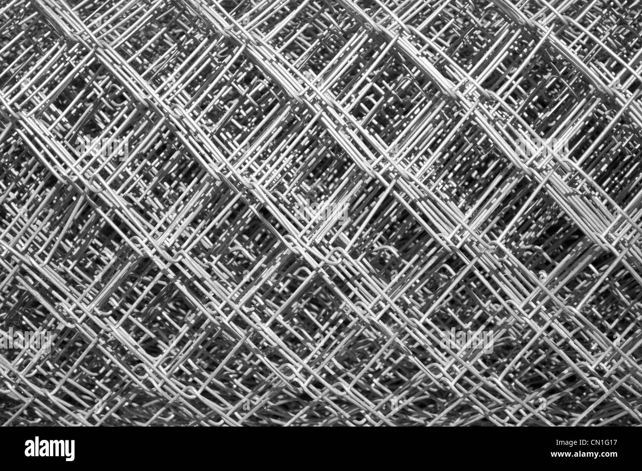 Iron wire fence texture Stock Photo - Alamy