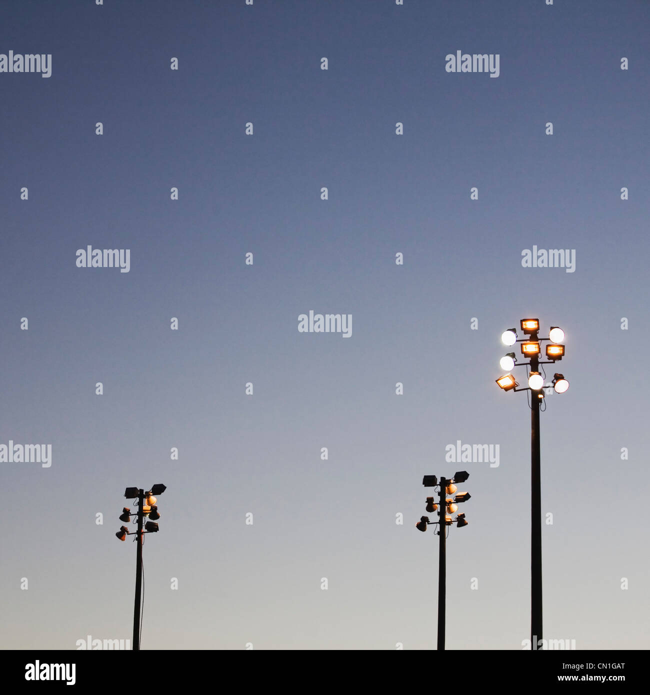 Stadium lights hi-res stock photography and images - Alamy
