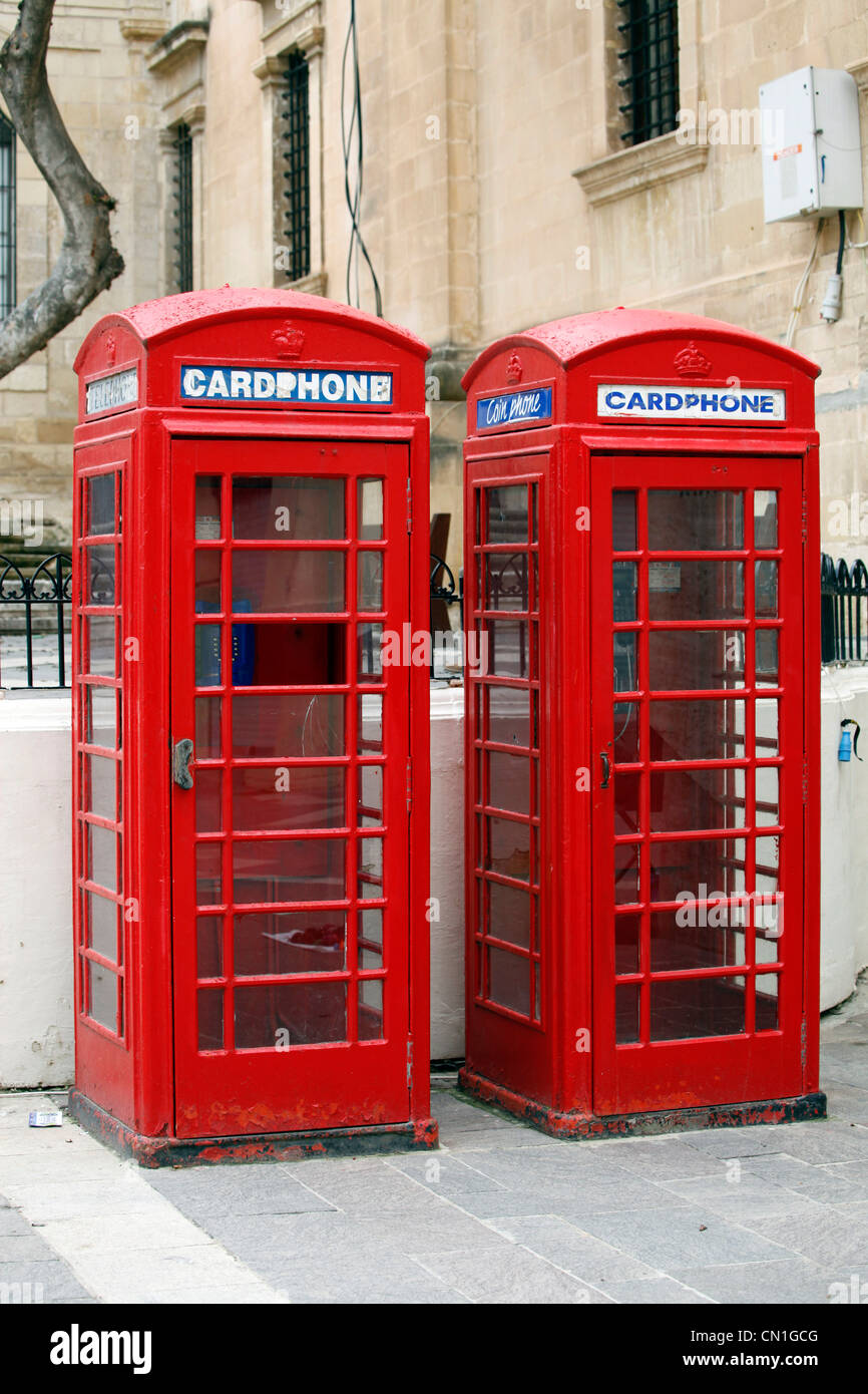 English telephone box malta hi-res stock photography and images - Alamy