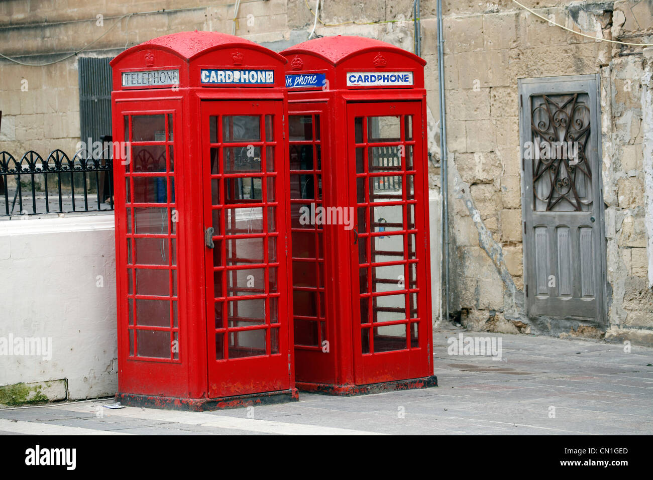 Red telephone boxes in Valletta, Malta Stock Photo - Alamy Red telephone boxes in Valletta, Malta Stock Photo - Alamy