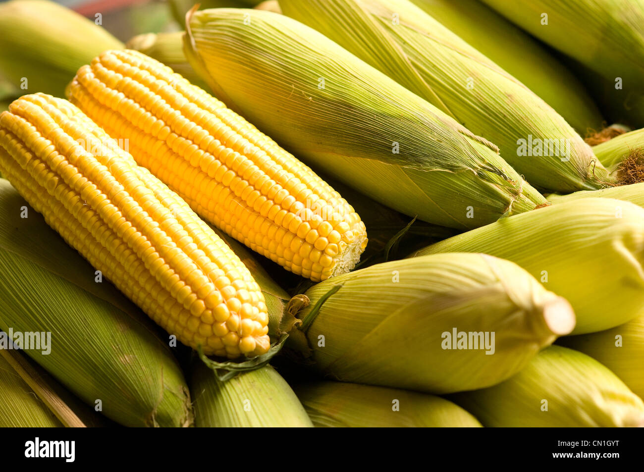 Corn cob stall downtown cebu philippines Stock Photo - Alamy