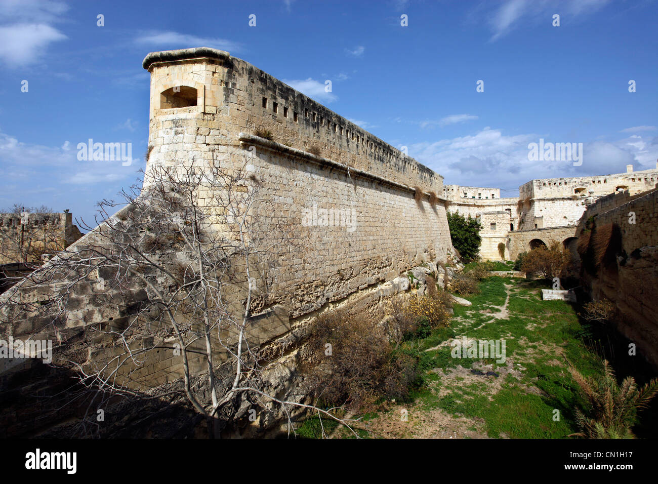 Ramparts of Fort St. Elmo in Valletta, Malta Stock Photo - Alamy