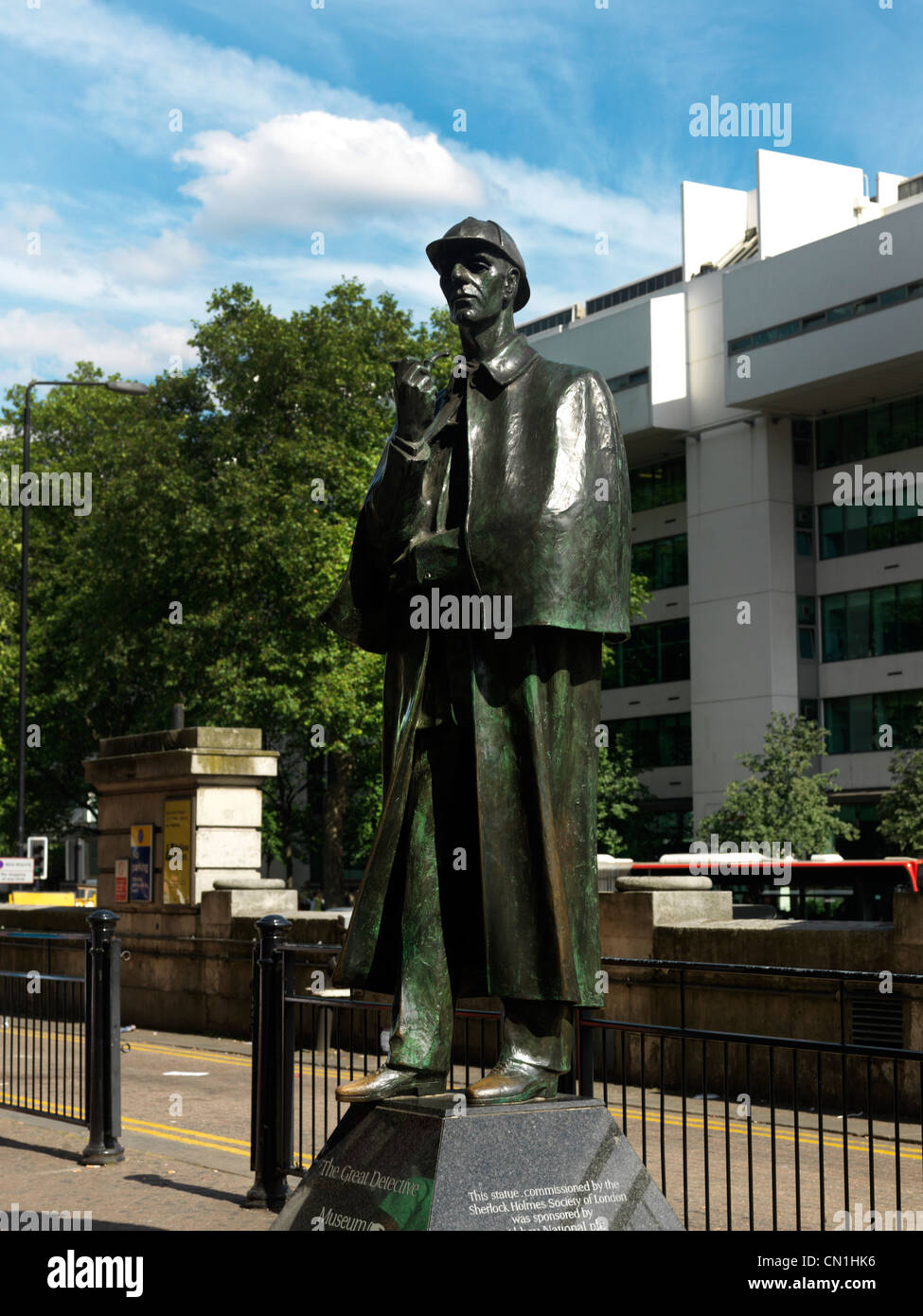 London England Baker Street Statue Of Sherlock Holmes Erected By The ...