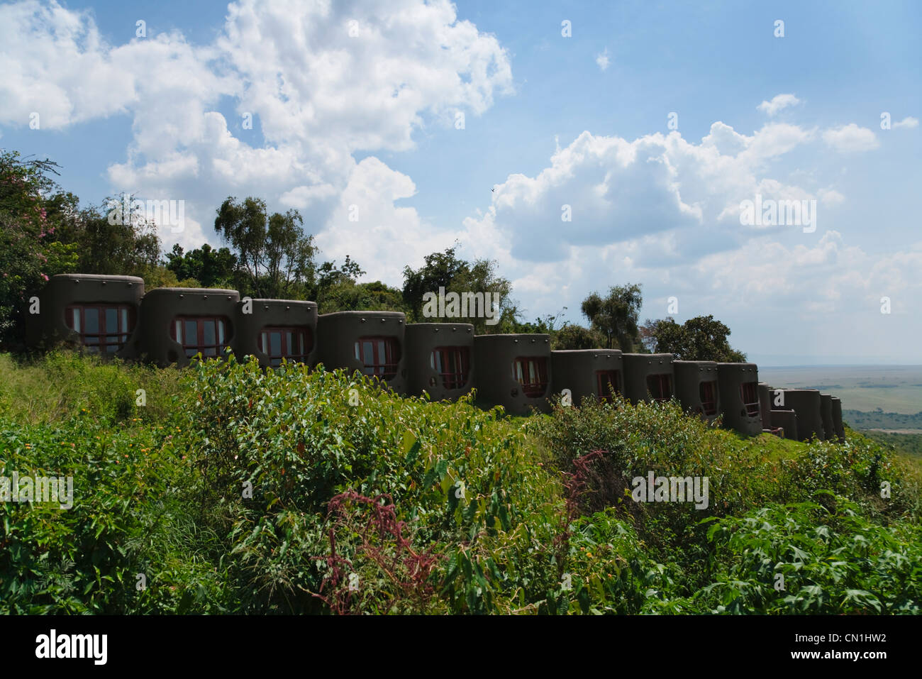 Building house masai hi-res stock photography and images - Alamy