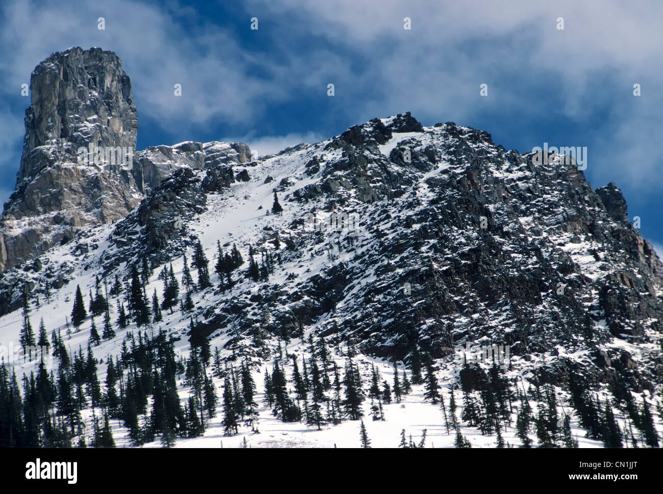 Top Ridge Line view along Devil's Thumb Stock Photo - Alamy