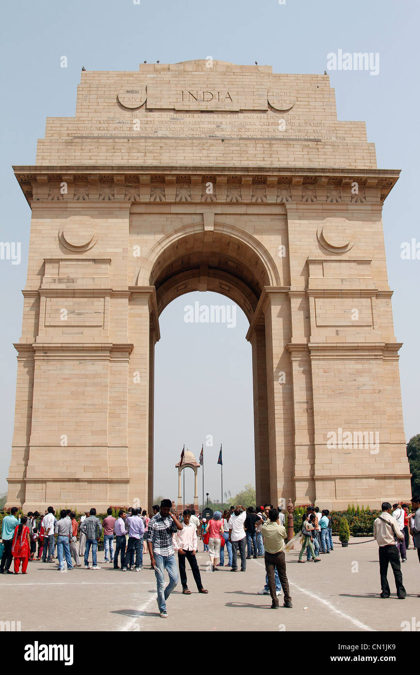 India gate War memorial in a city Stock Photo - Alamy