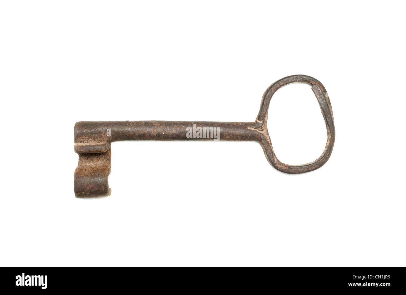 An old rusty key isolated on white background Stock Photo - Alamy