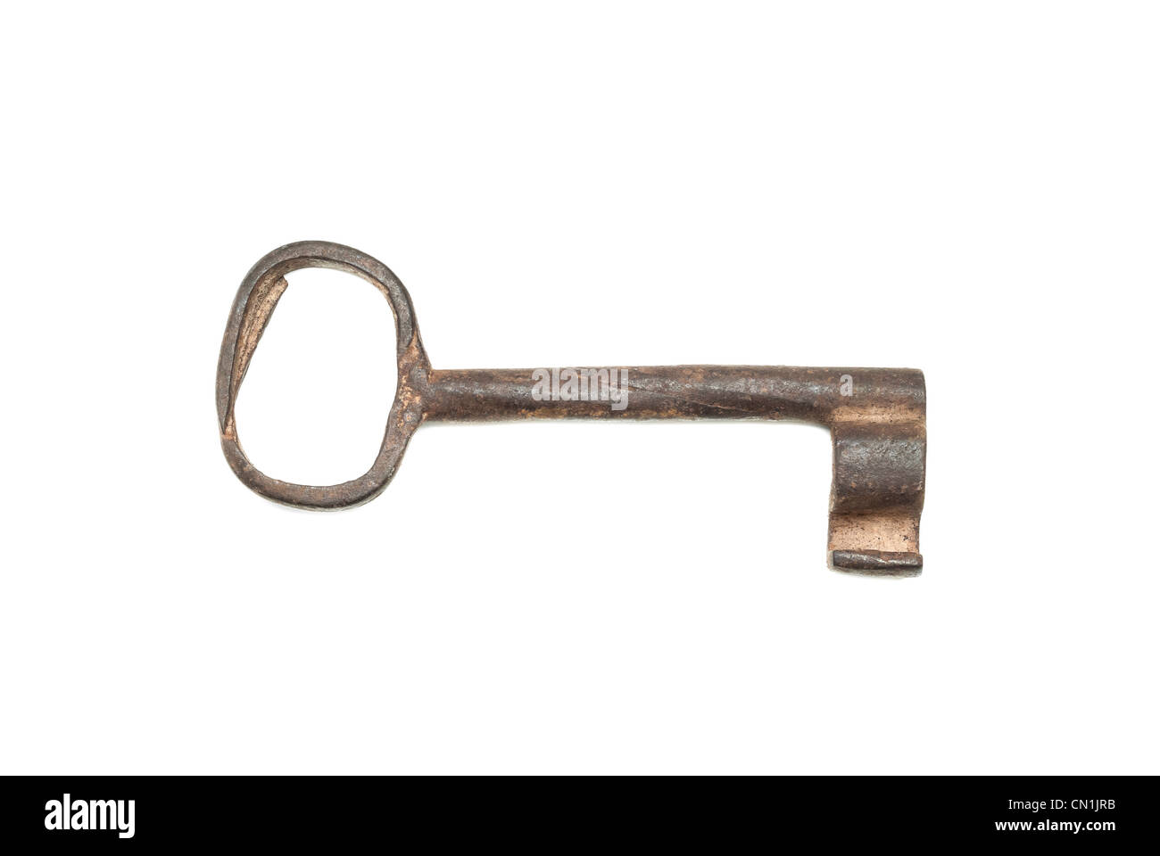 An old rusty key isolated on white background Stock Photo - Alamy